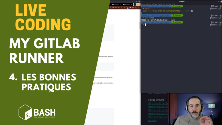 👨‍💻 Live Coding | Bash | My GitLab Runner | 4. Les bonnes pratiques ...
